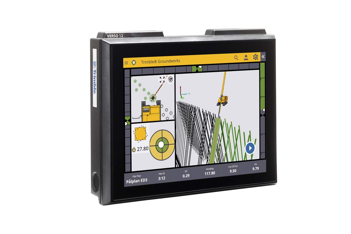 Trimble Groundworks rammemaskine