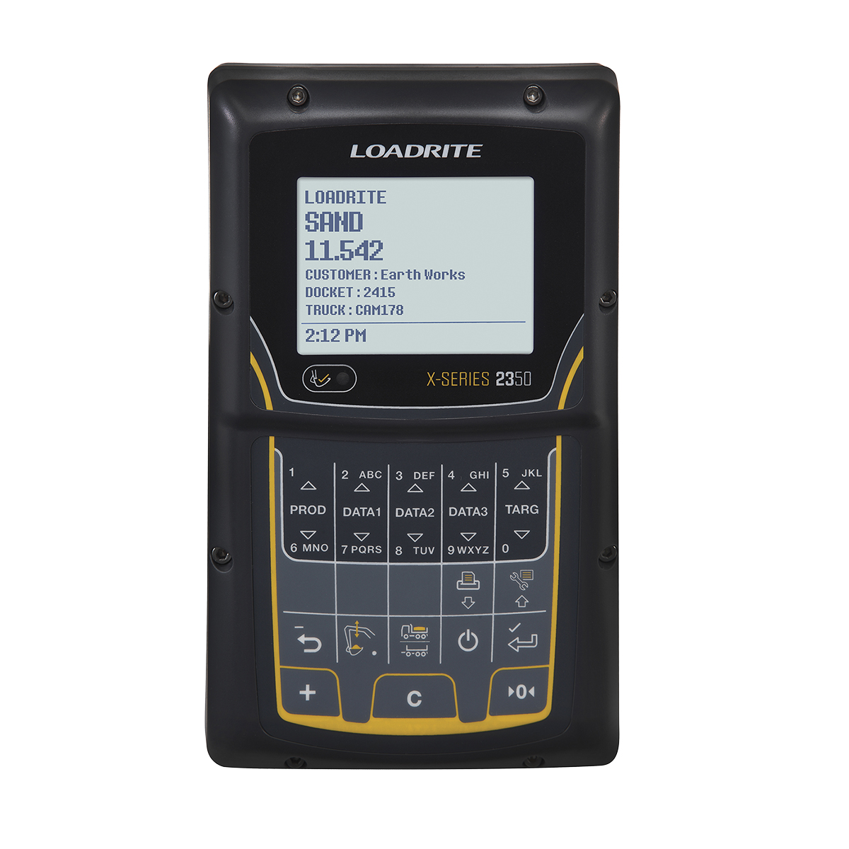 Trimble Loadrite x-serie vejesystem gravemaskine X2350 X2650