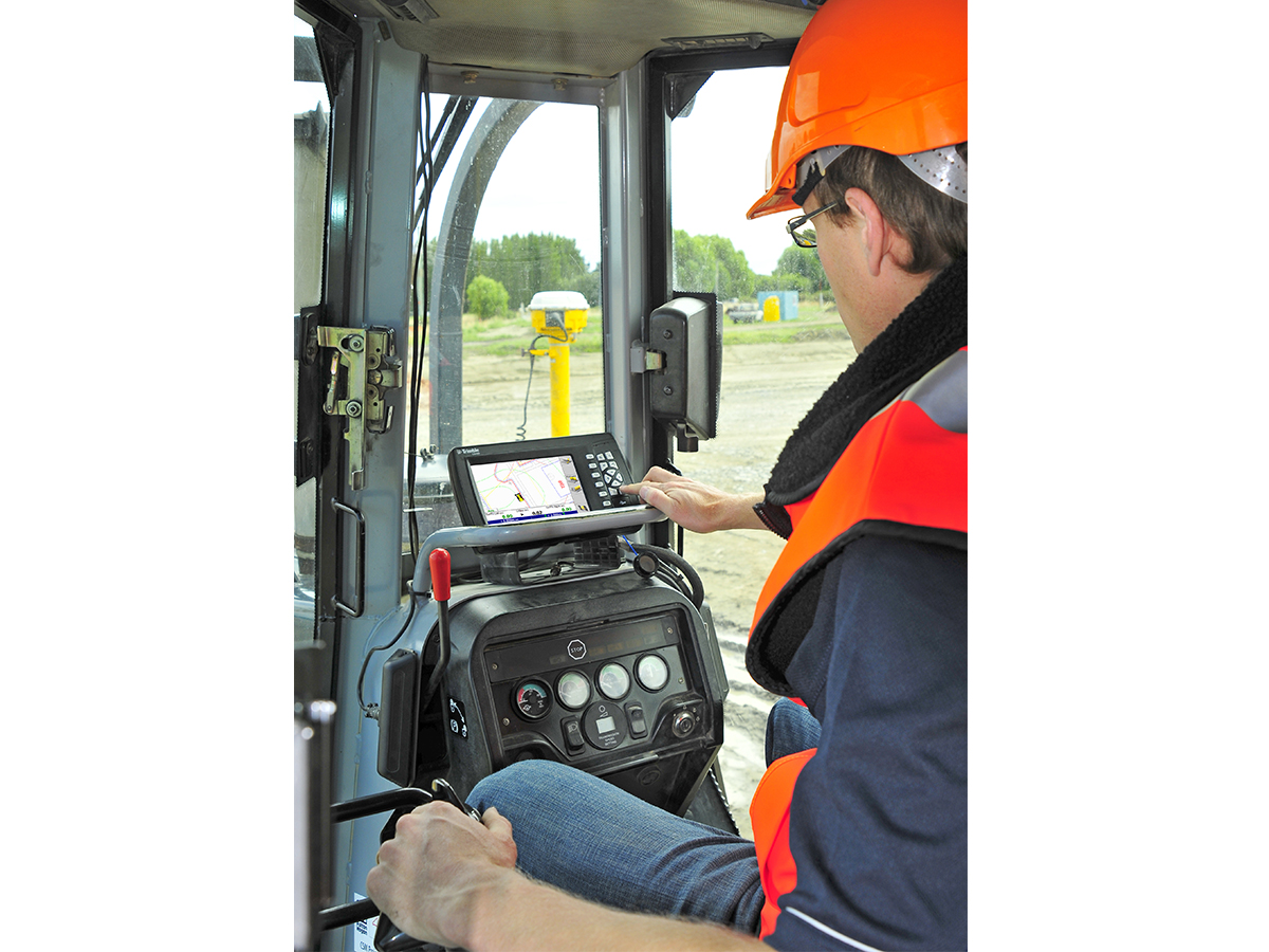 SITECH Trimble Earthworks maskinstyring 2D 3D GPS