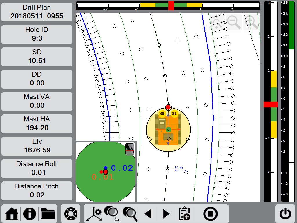 Trimble Groundworks rammemaskine