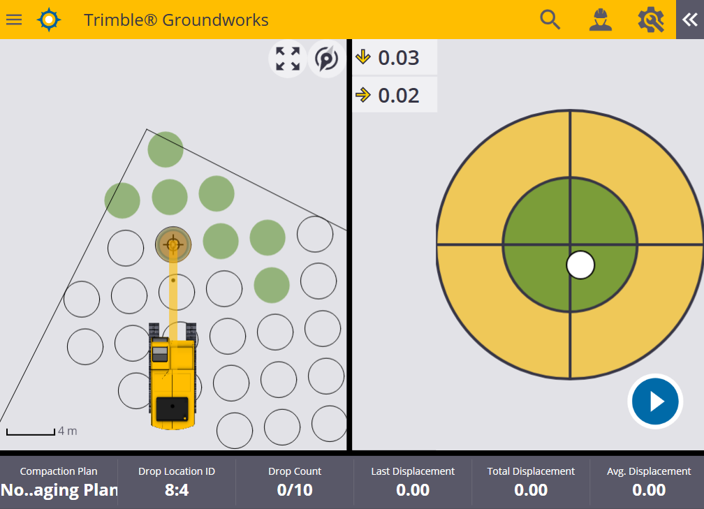 Trimble Groundworks rammemaskine